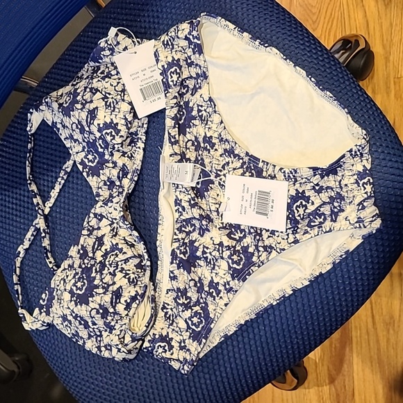Andie | Swim | Nwt Faherty X Andie Collab Swim Bikini Set M | Poshmark
